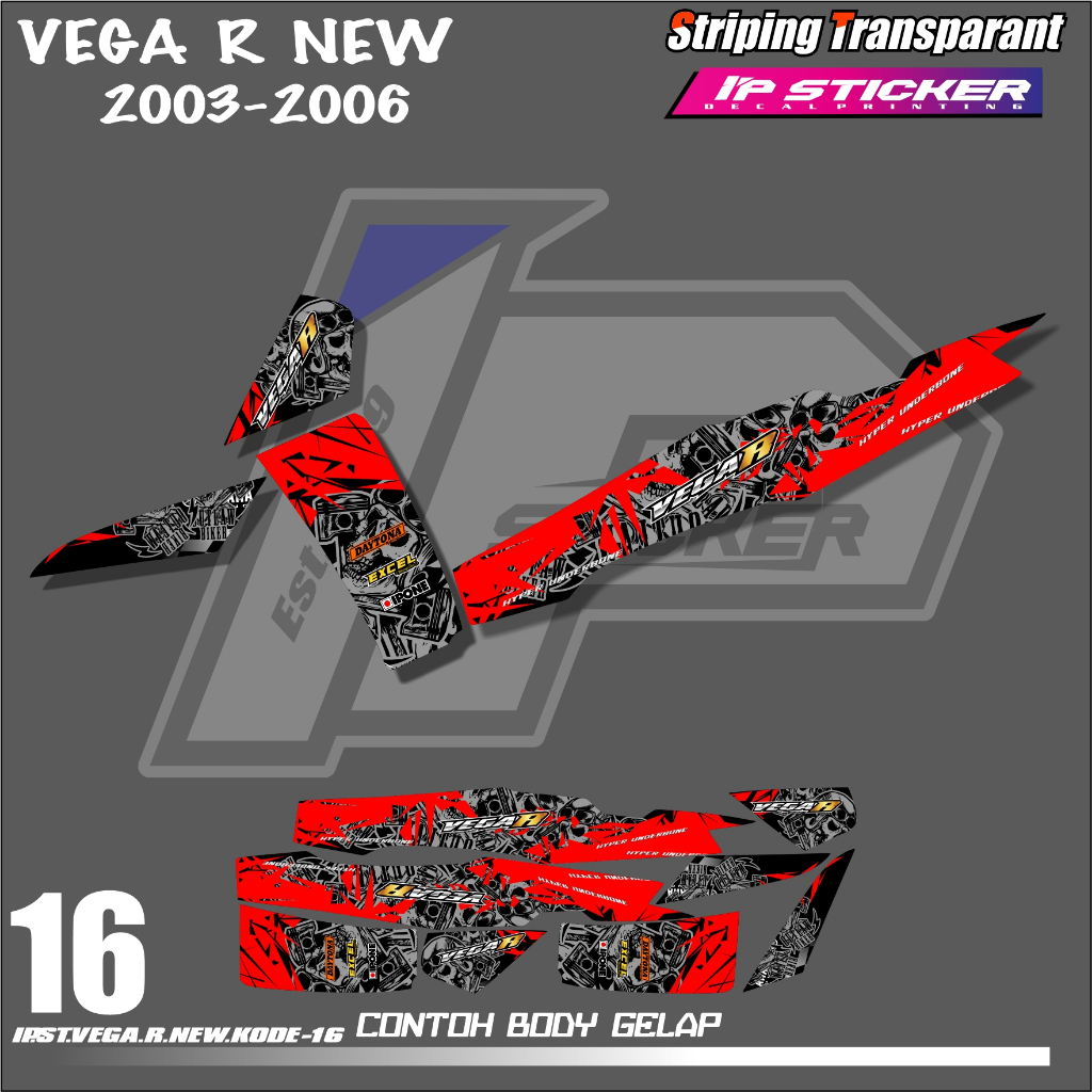 VEGA R NEW 2003 - 2006 YAMAHA VEGA R NEW MOTORCYCLE STRIPING STICKERS ...