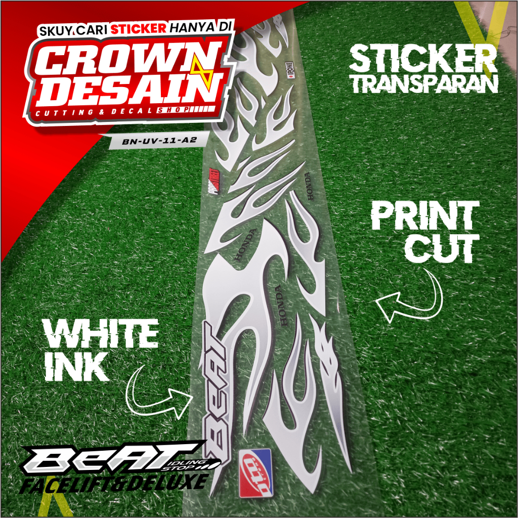 Striping UV Beat New Facelift/Deluxe Flame Motif - Transparent Striping ...