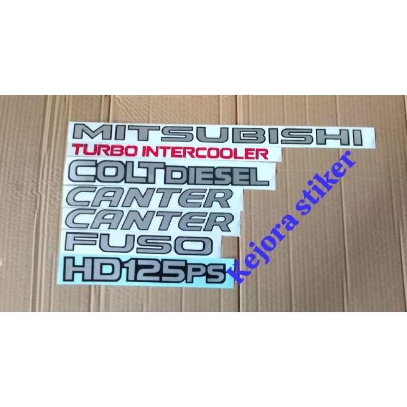 Striping body Mitsubishi turbo intercooler colt diesel canter Fuso ...