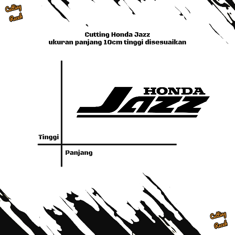 Honda Jazz Logo Sticker/Sticker/Motorcycle Sticker | Shopee Philippines