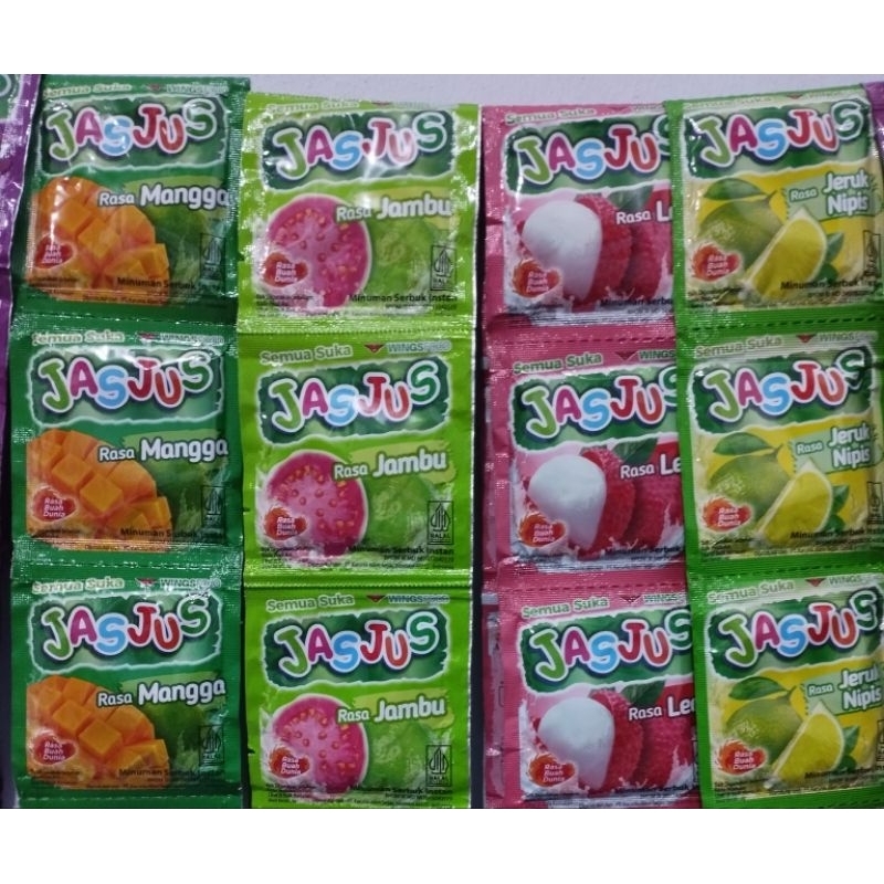 Jasjus various fruit flavors (10 pcs) | Shopee Philippines