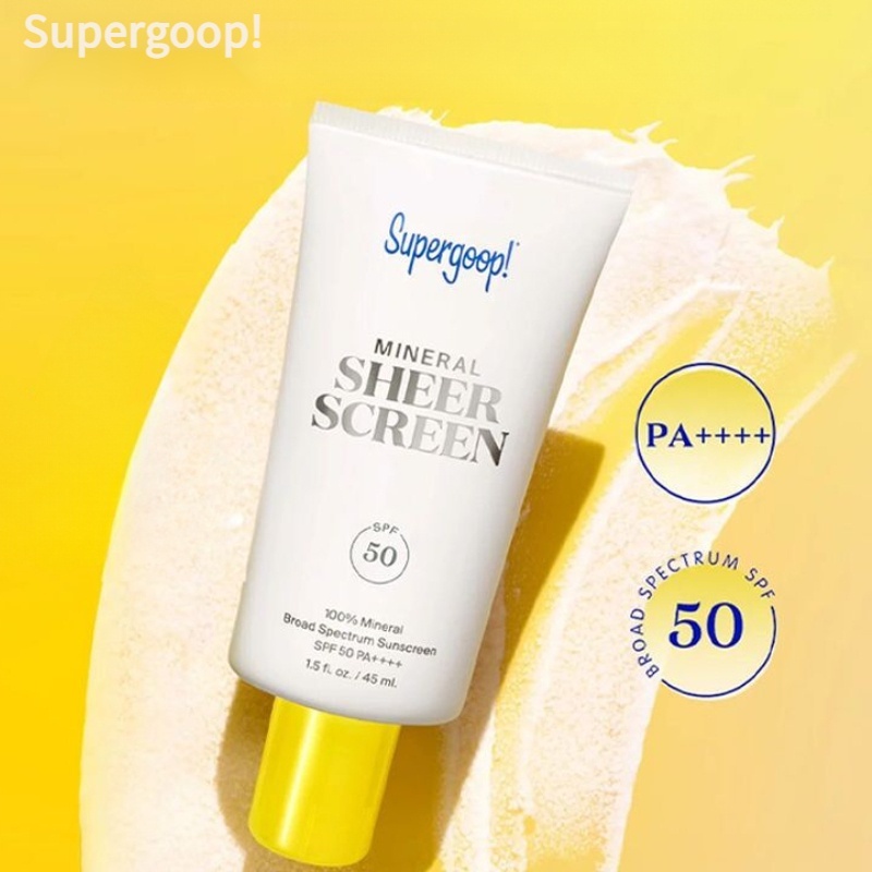 Supergoop! Mineral Sheer Screen SPF 50 PA++++ 45ml | Shopee Philippines