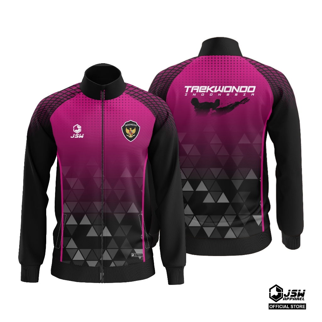 Jsw APPAREL - Indonesian Taekwondo Tracktop Jacket - Design 02 | Shopee ...