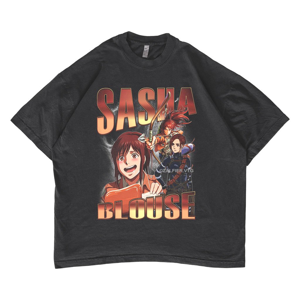 Attack On Titan Sasha Oversize Anime T-shirt | Shopee Philippines