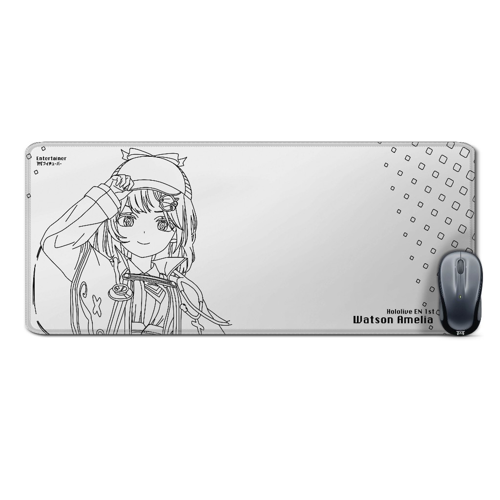 Deskmat mousepad extended anime vtuber WATSON AMELIA LINE Hololive EN ...