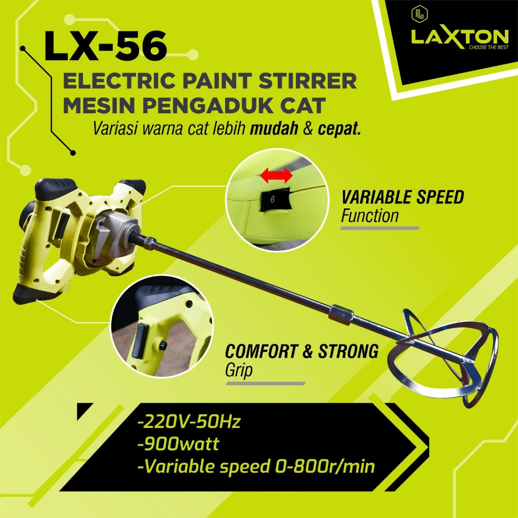 MESIN Laxton LX56 electric multi-function paint mixer machine HELLING ...