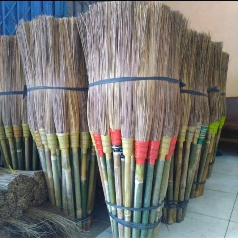 Yard Broom Sticks Garden Broom Sticks Long Handle Coconut Stick Brooms ...