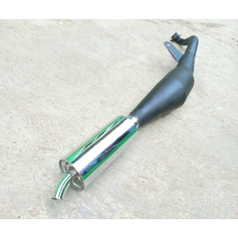 HITAM YAMAHA ALFA EXHAUST BLACK SCRATCHING SOUND TOP QUALITY | Shopee ...