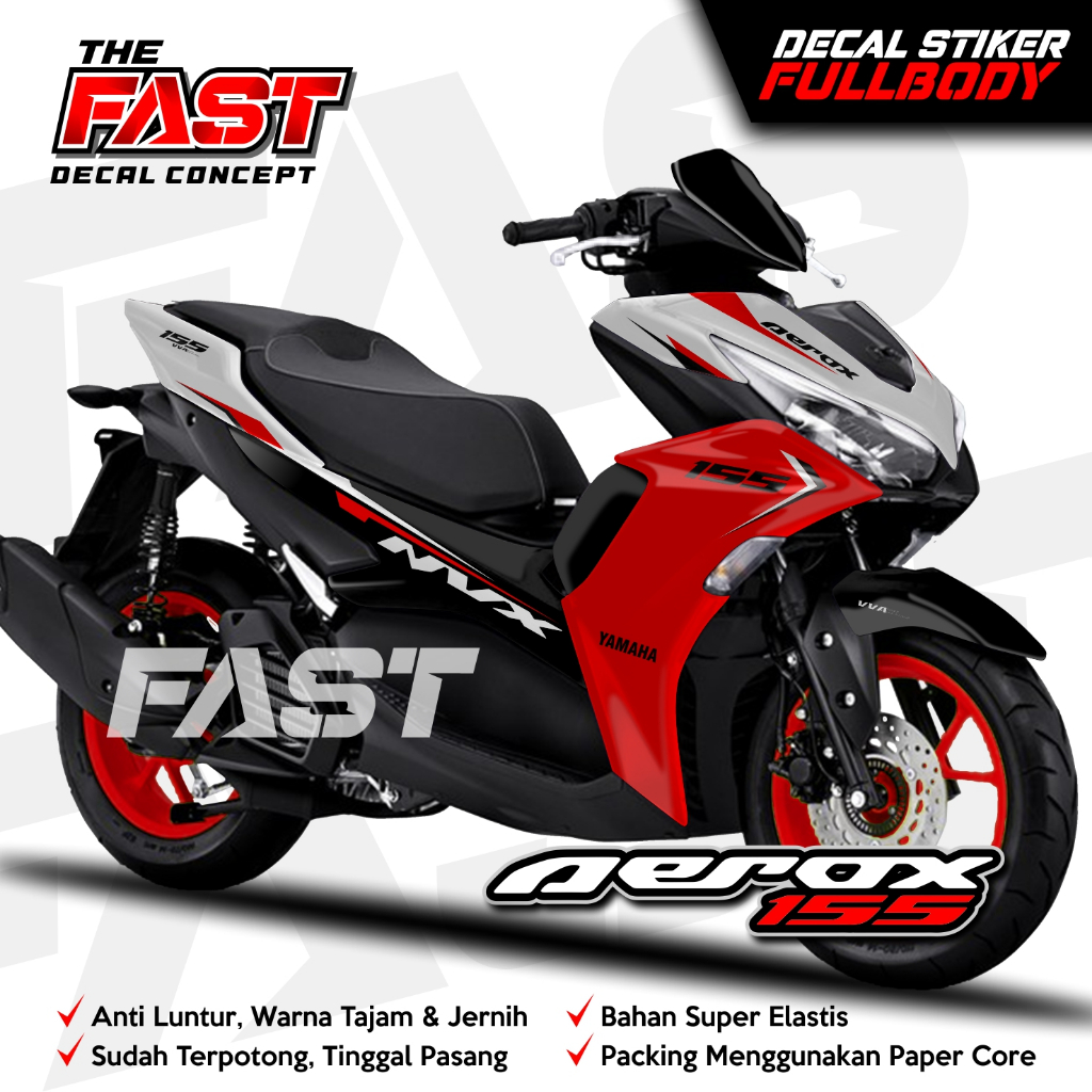 Terbaru Decal Sticker Aerox New NVX Simple Variation Fullbody ALL New ...