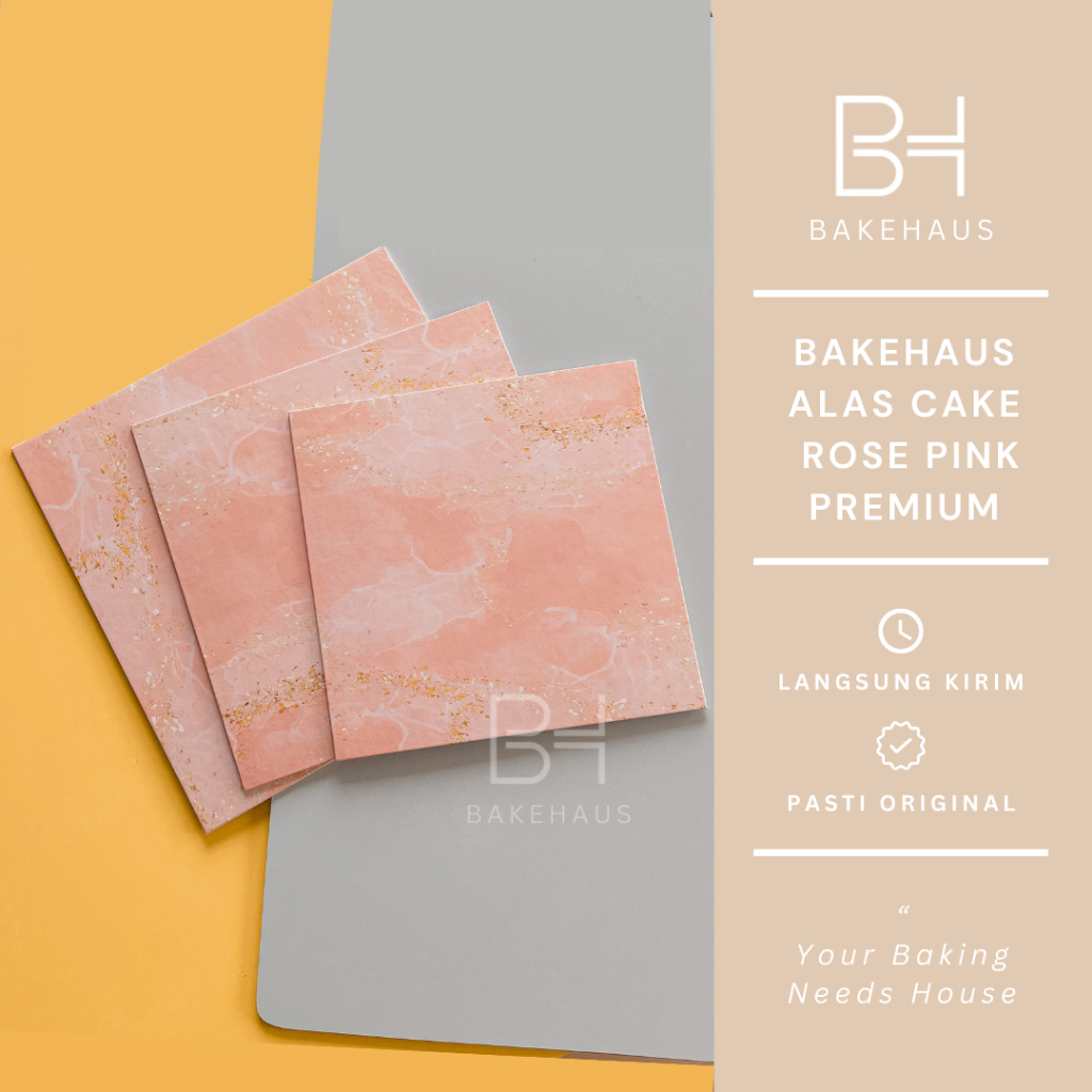 Cake BASE HARDBOARD CAKE TREATMENT ROSE PINK PREMIUM SERIES BAKEHAUS ...