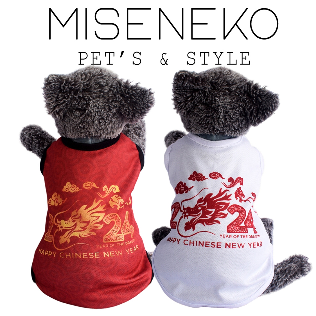 KAYU Chinese New Year cat clothes dog rabbit monkey cute wooden dragon ...