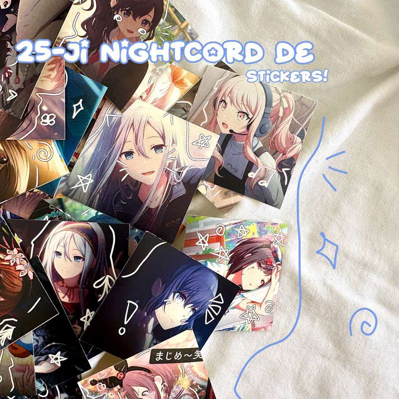 25-ji sticker set | Project sekai (mizuki, mafuyu, ena, kanade ...