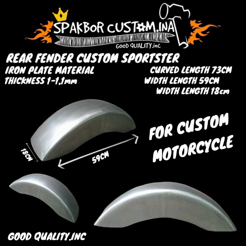 Benelli pe250 fender, Benelli rear fender, custom Bobber rear fender ...