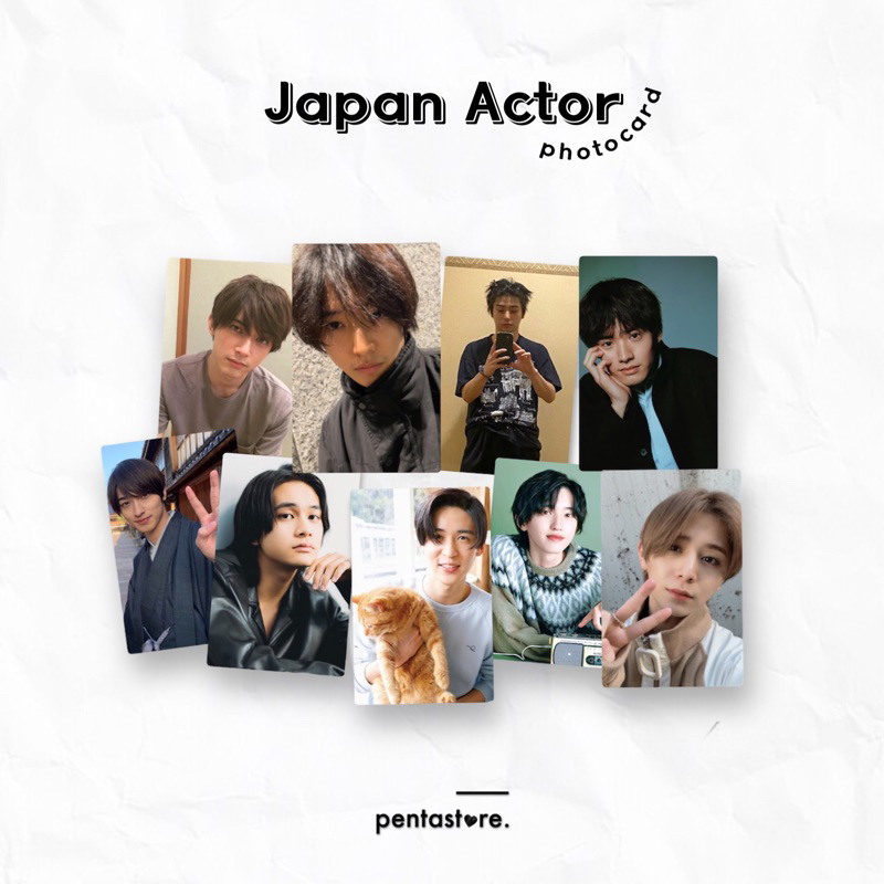 Japan Actor Photocard Fumiya Takahashi Yamazaki Kento Ryo Yoshizawa ...