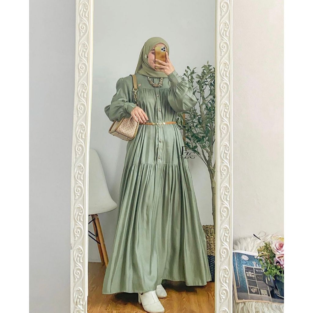 Recent PARTY SHIMMER SILK GAMIS DRESS | Shopee Philippines