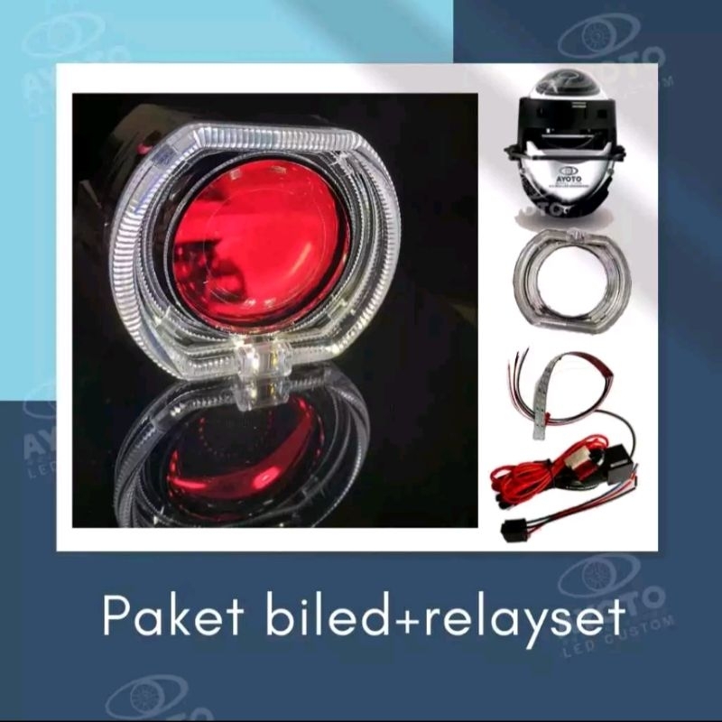 Biled PROJIE AYOTO RELAYSET SHROUD BMW Package/Round DEMON EYES AUTO ...