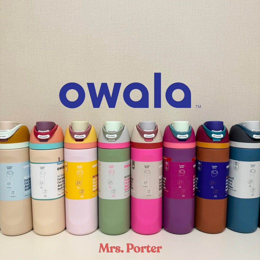 Owala FreeSipTM 24-Ounce (710ml) Insulated Stainless Steel Water Bottle ...