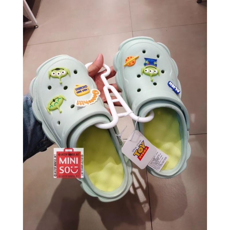 Miniso DISNEY ALIEN Hollow Slop Sandals (sz.37/38 & 39/40) | Shopee ...