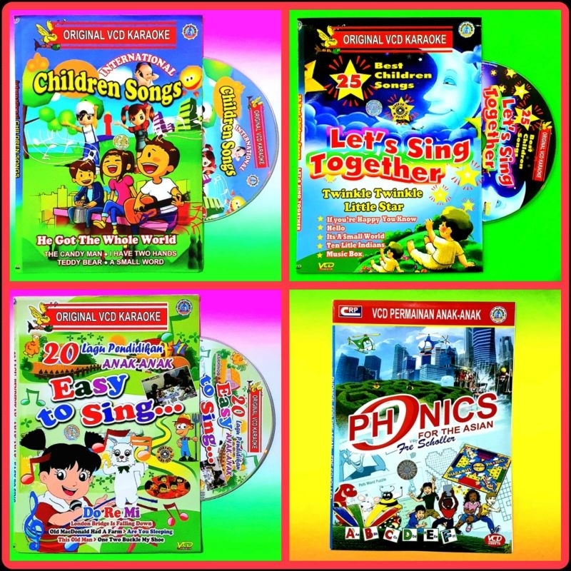Kids SONG SONGS VIDEO CASSETTE - ENGLISH CHILDREN'S SONGS - ENGLISH ...