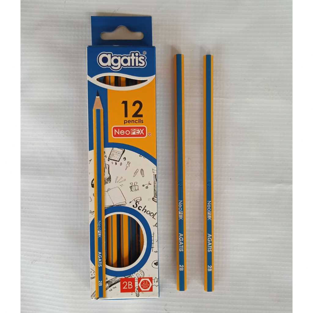 PENCIL 2B AGATIS NEOPEX PERMANENT 1 LSN CONTENTS 12BH | Shopee Philippines