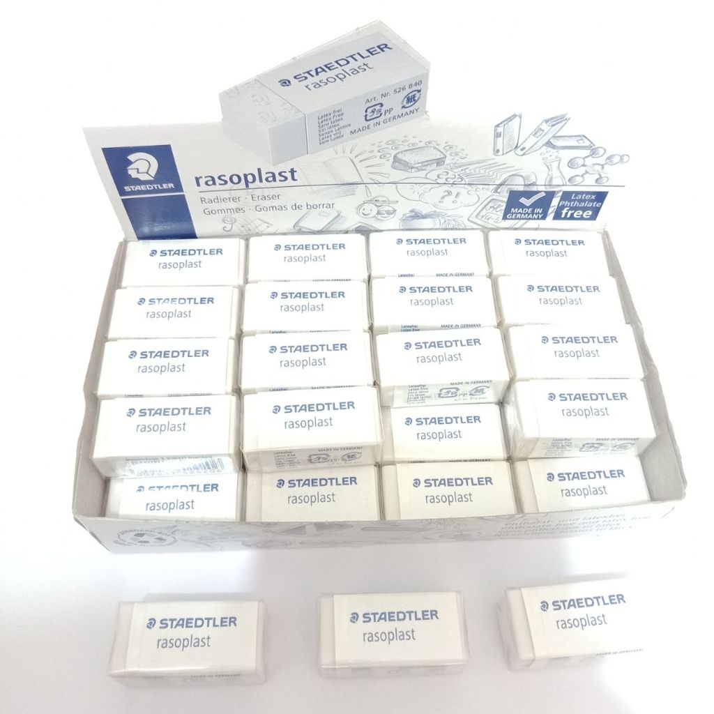 PUTIH Rasoplast B40 Staedler Eraser White Original Pencil Removal Tool ...