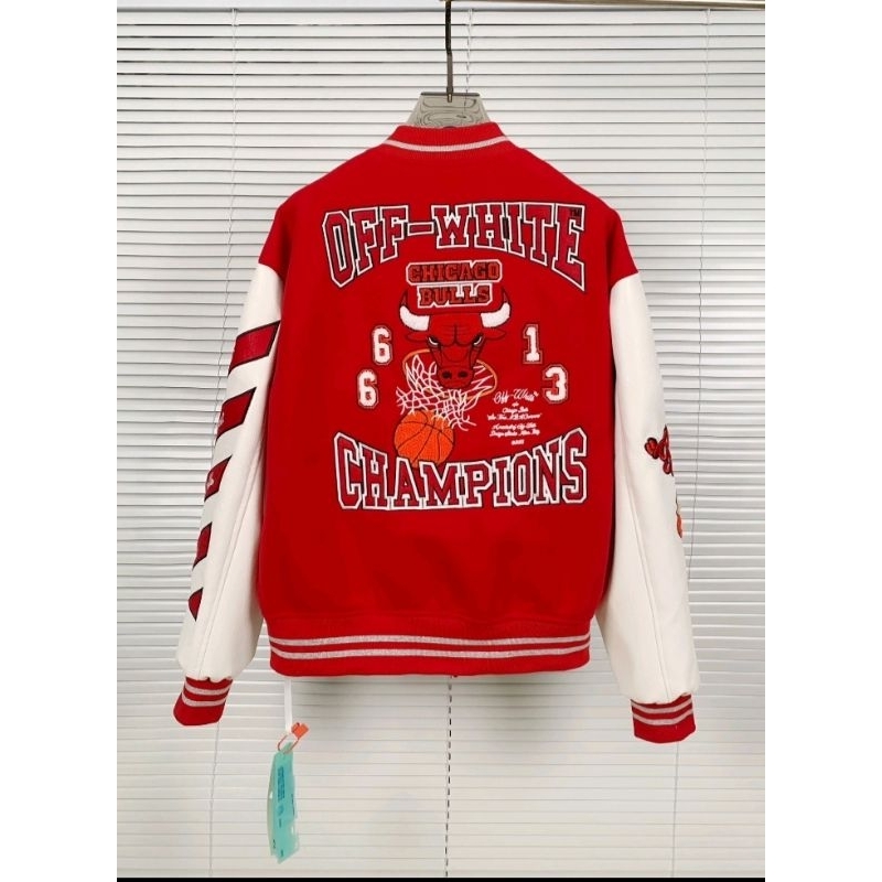 Ow off white colab cicago bulls | Shopee Philippines