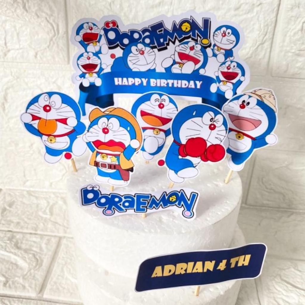 Doraemon Birthday Topper/Doraemon Cake Topper | Shopee Philippines