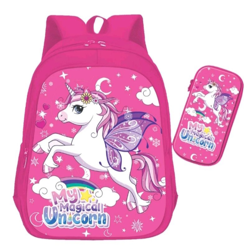 Premium School Bags For Girls Kindergarten dsn SD Girls mixue unicorn ...