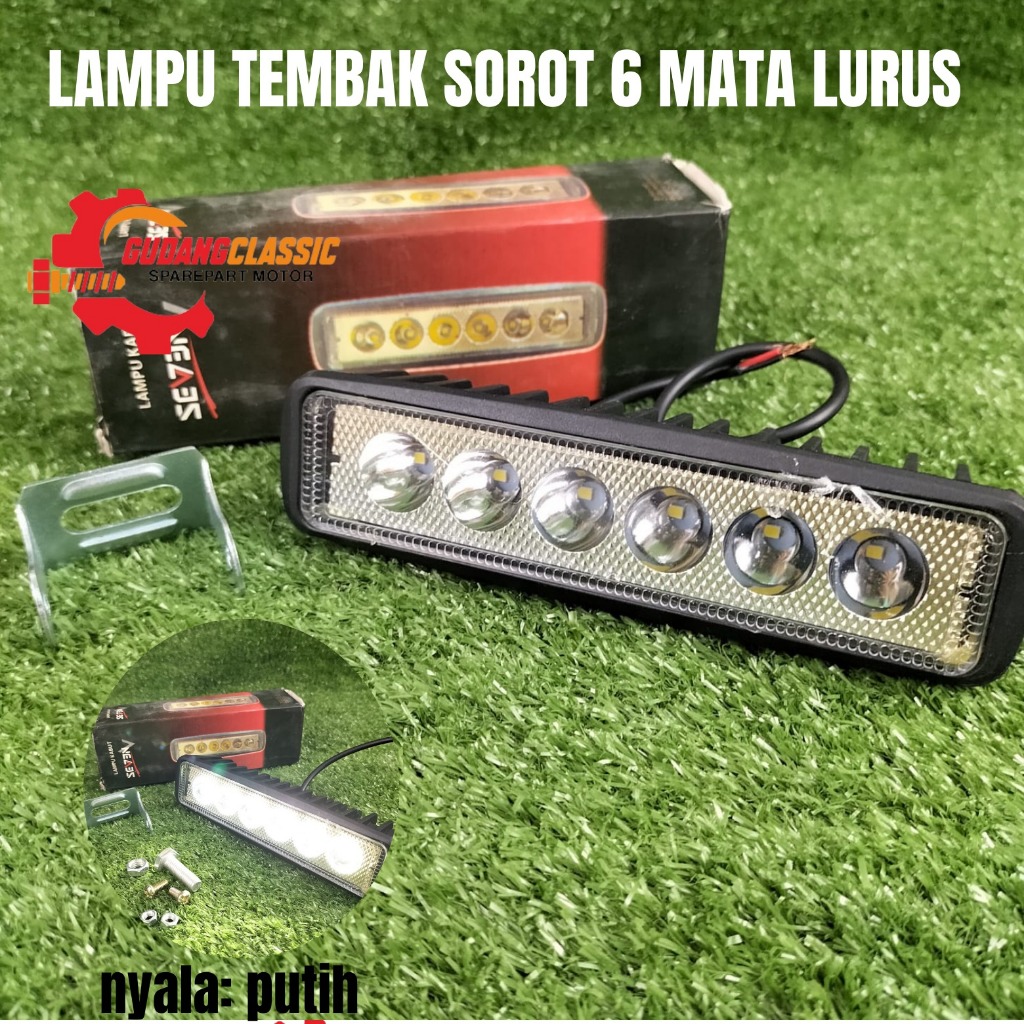 MATA SPOTLIGHT SHOOTING LIGHTS 6 STRAIGHT EYES CREE WORK LIGHT 6 EYES ...
