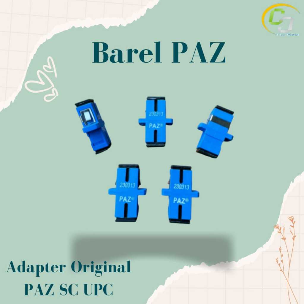 Original SC-UPC PAZ Fiber Optic Adapter-Barel adapter | Shopee Philippines