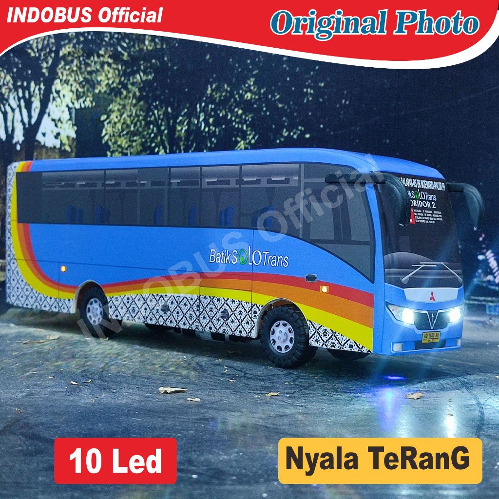 Miniature Bus Batik Solo Trans | Shopee Philippines