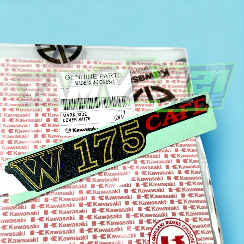 Original KAWASAKI W175CAFE W175 CAFE BODY STRIPING STICKER | Shopee ...