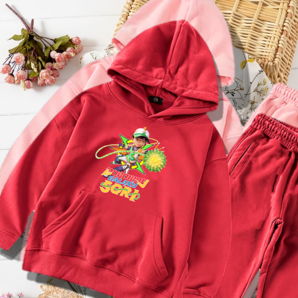 Boboiboy BOYS AND GIRLS CLOTHES HOODIE SET MODEL | Shopee Philippines