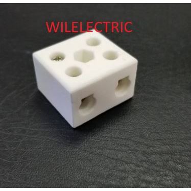Ceramic Block Terminal 2W5H 2P 2 Pole 10A 10 A | Shopee Philippines