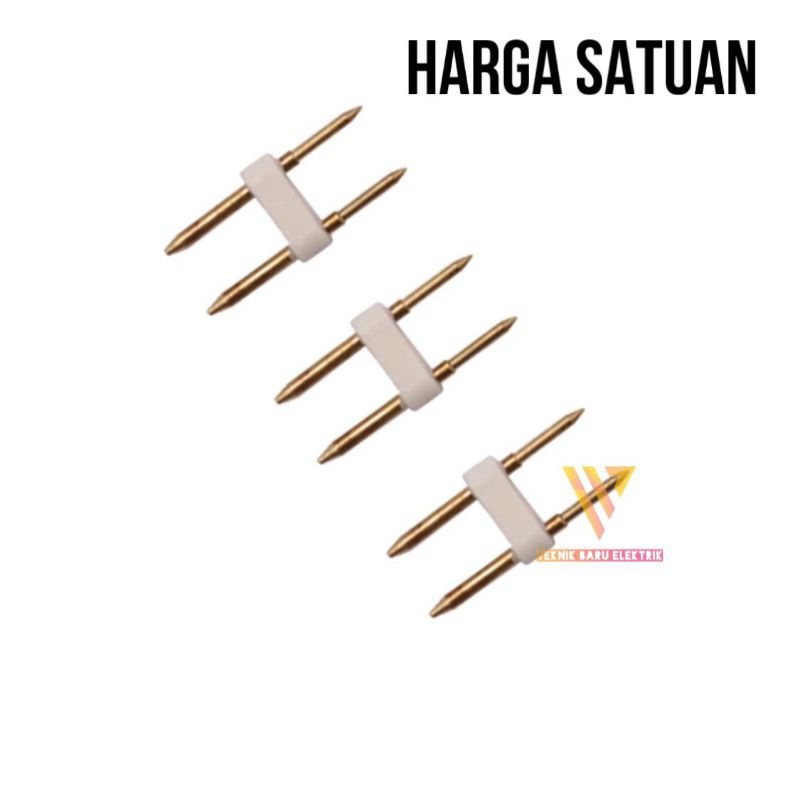 2 PIN NEON FLEX NEEDLE / LED STRIP HOSE 220V 8MM / 2 LINE CONNECTOR ...