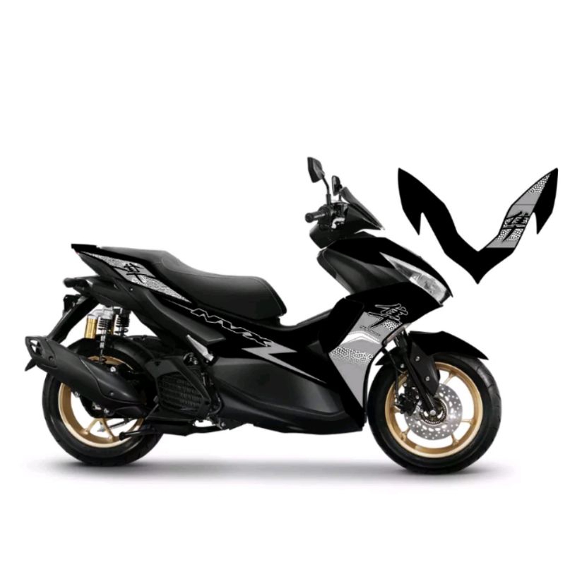 Aerox ALLNEW CONNECTED 155 Transparent STRIPING Sticker CUSTOM NVX ...