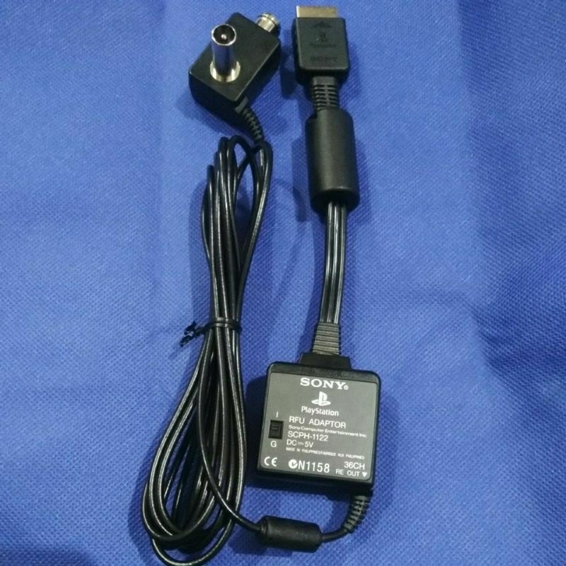 CABLE RFU ADAPTER FOR SONY PLAYSTATION PSX PS ONE PS1 PS2 RF CABLE FOR ...