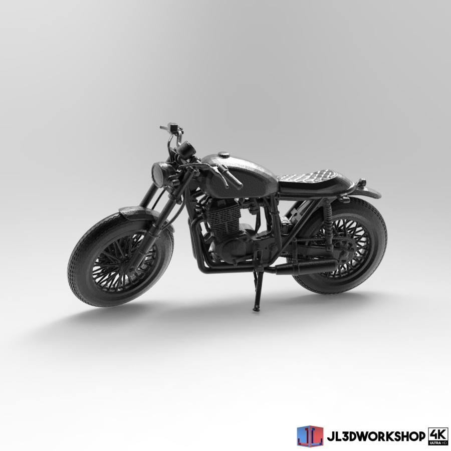 Jl3d Motorcycle Scale 1/64 Honda CB GL Pro 100 400 Modif Classic ...