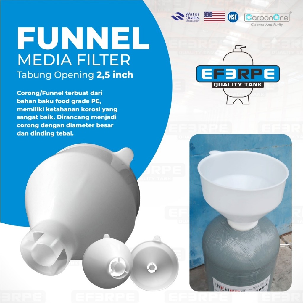 Tank Funnel - Funnel - Funnel For Filling 2.5" FRP Tube Filter Media ...