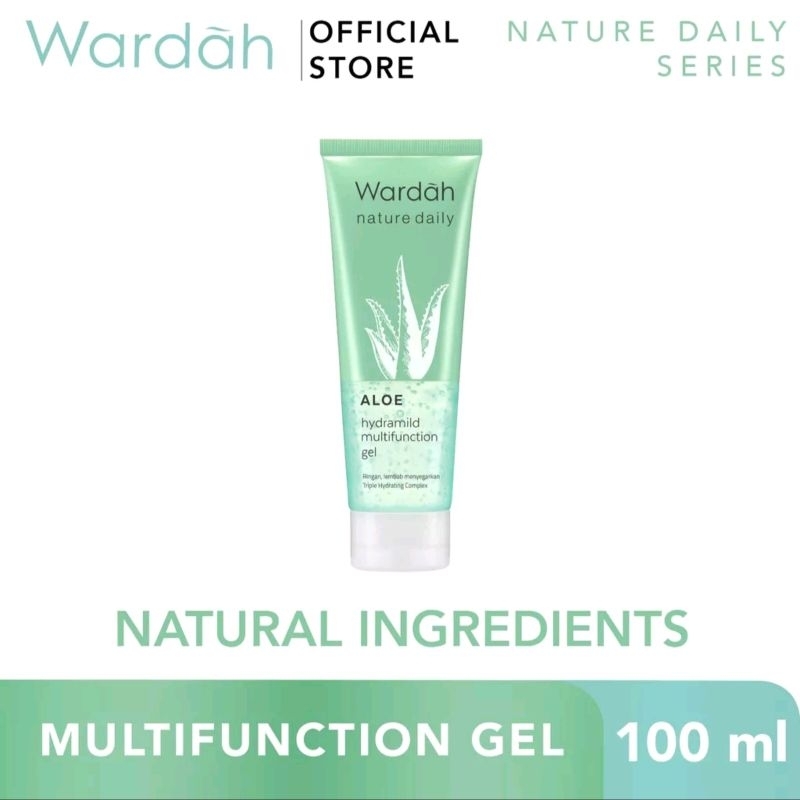 Wardah Aloe Vera Hydramild Multifunction Gel Hydrating Lotion Nature Daily 100 Ml Shopee