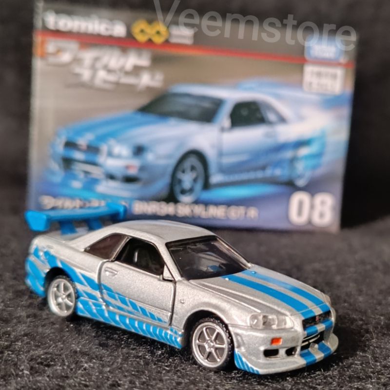 Die Cast 1:64 Nissan Skyline GT-R R34 Fast and Furious X [Tmica08 ...