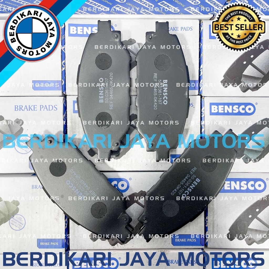 BRAKE PAD FRONT BRAKE CANVAS HILUX HILUKS SC 2017 2018 2019 2020 2021 ...