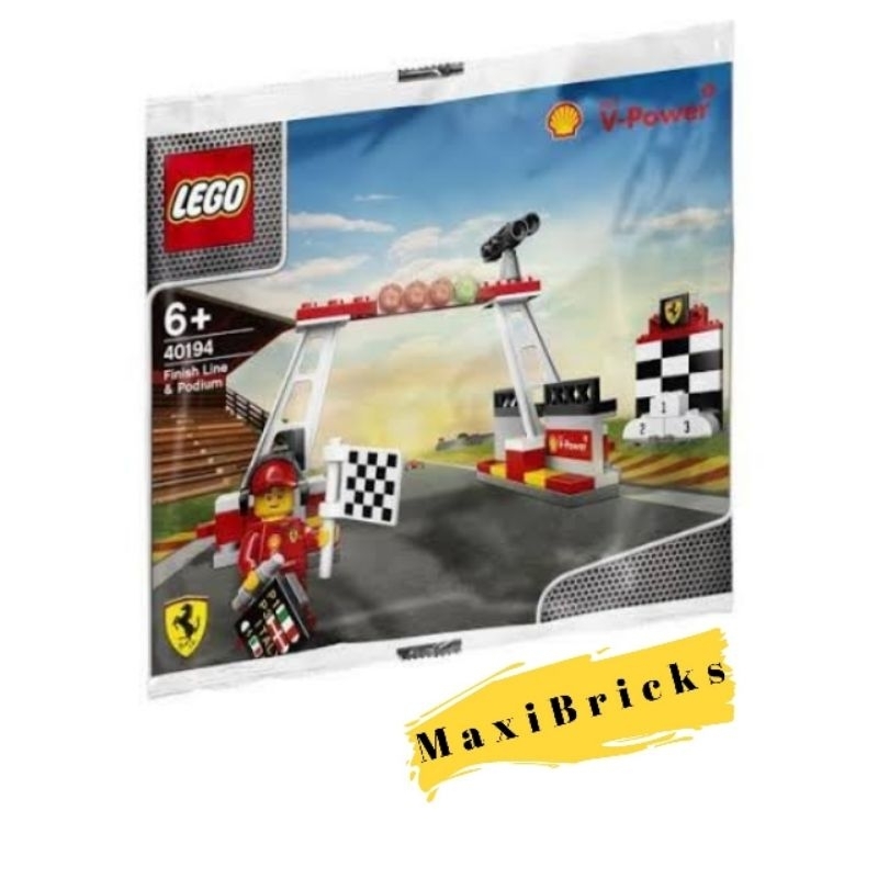 LEGO Shell 40194 Finish Line & Podium Polybag | Shopee Philippines