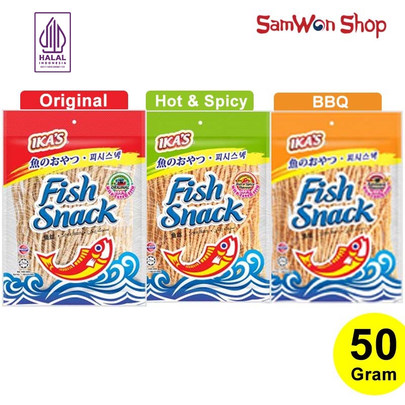 Fish SNACK BRAND IKA'S 50 GRAM - JUHI SNACK FISH SNACKS VARIOUS FLAVORS ...