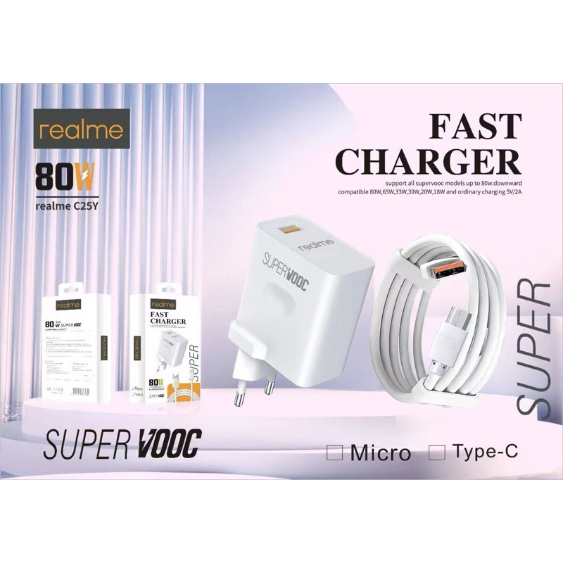 Realme Charger 80w Supervooc | Shopee Philippines
