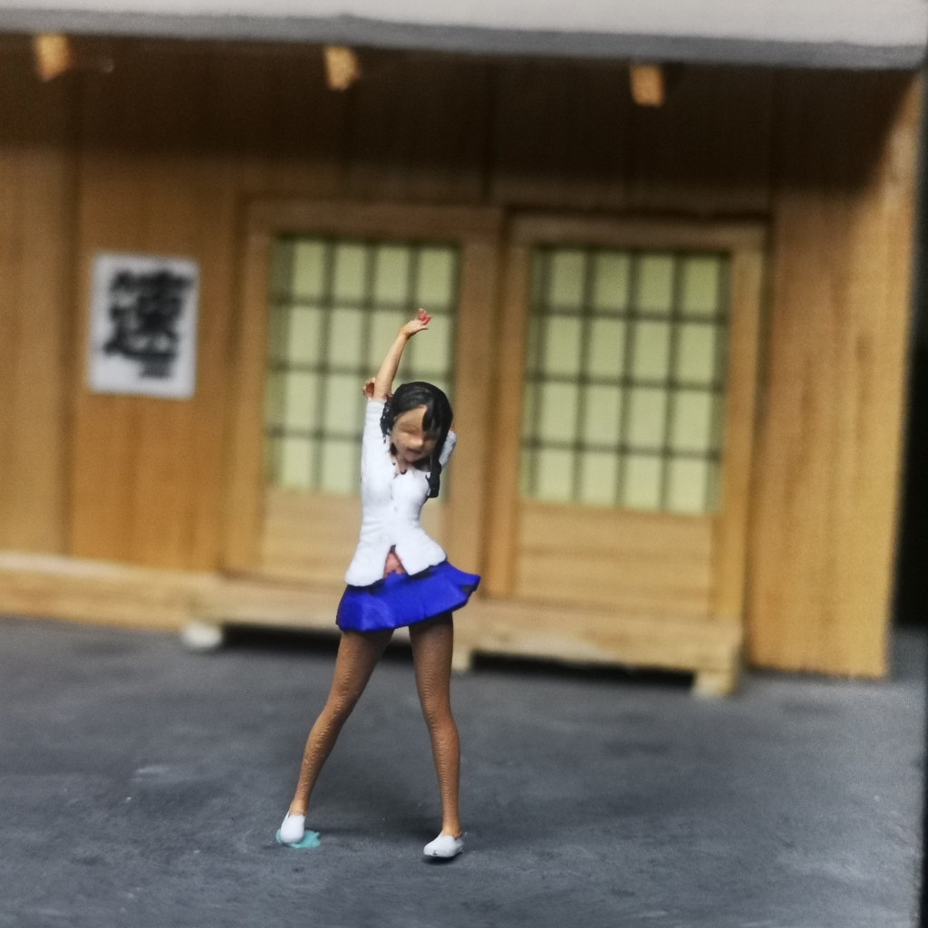 Figure 1 64 Women Nagatoro Diorama Mockup Diecast Miniature Hobby Japan ...