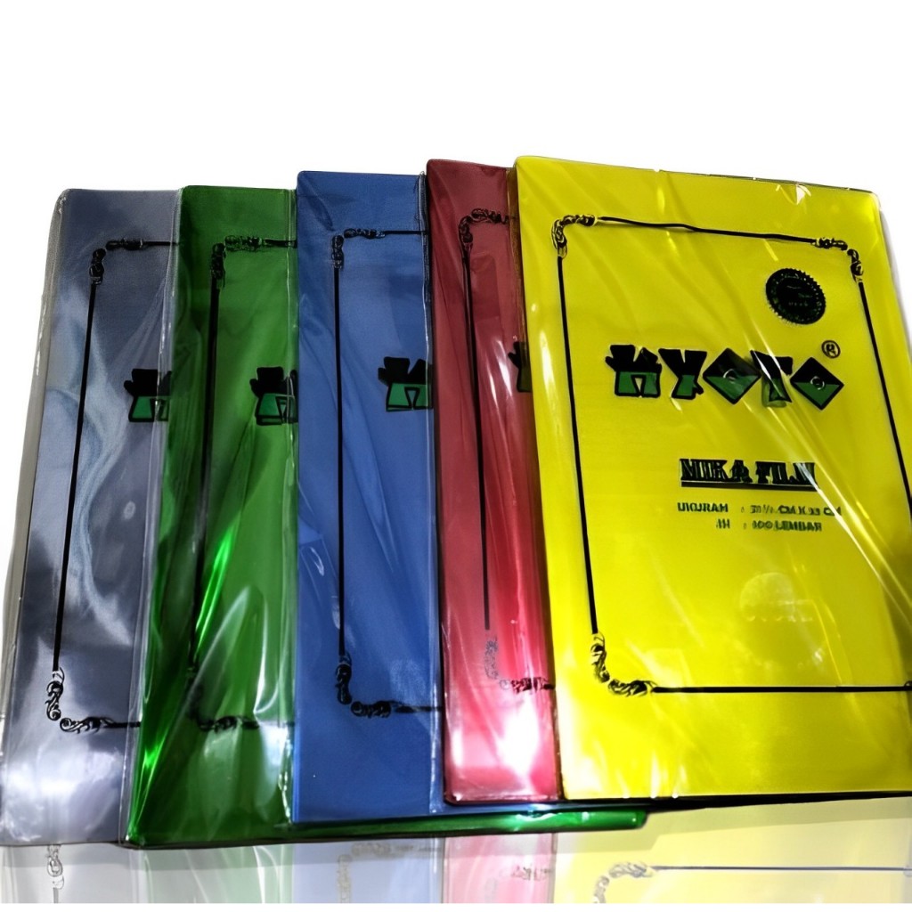 MIKA VARIOUS COLORS PLASTIC BOOK COVER 1 PACK (100 SHEETS) | Shopee ...