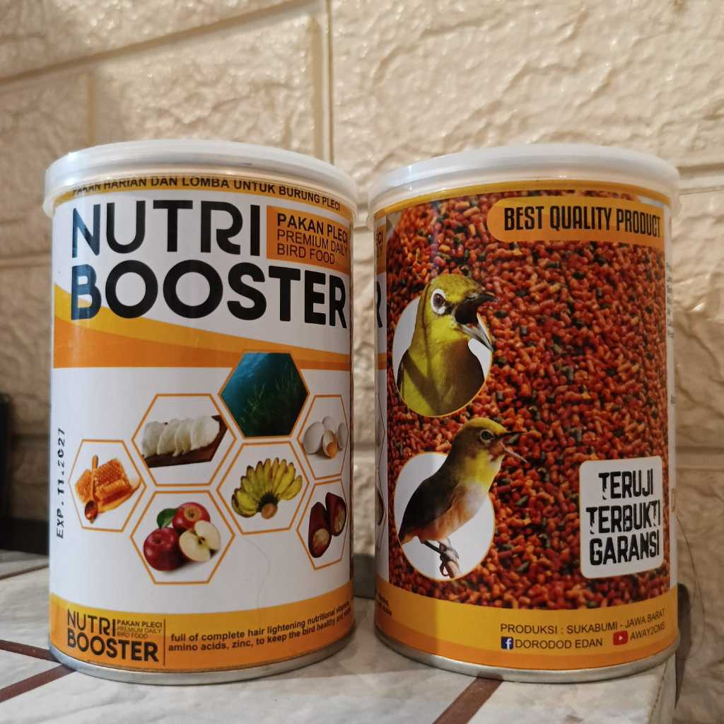 Nutri BOOSTER VOER PLECI PRENJAK CIWAH CIGUN High Protein 100gr For ...