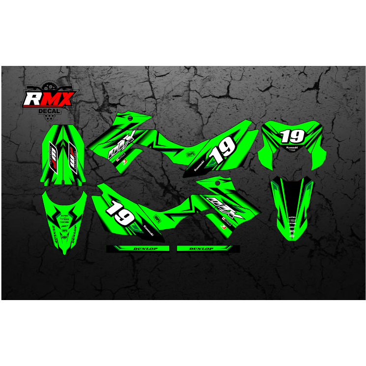 MERAH HITAM HIJAU STABILO PUTIH Decal DTRACKER FULLBODY (033) DEKAL ...