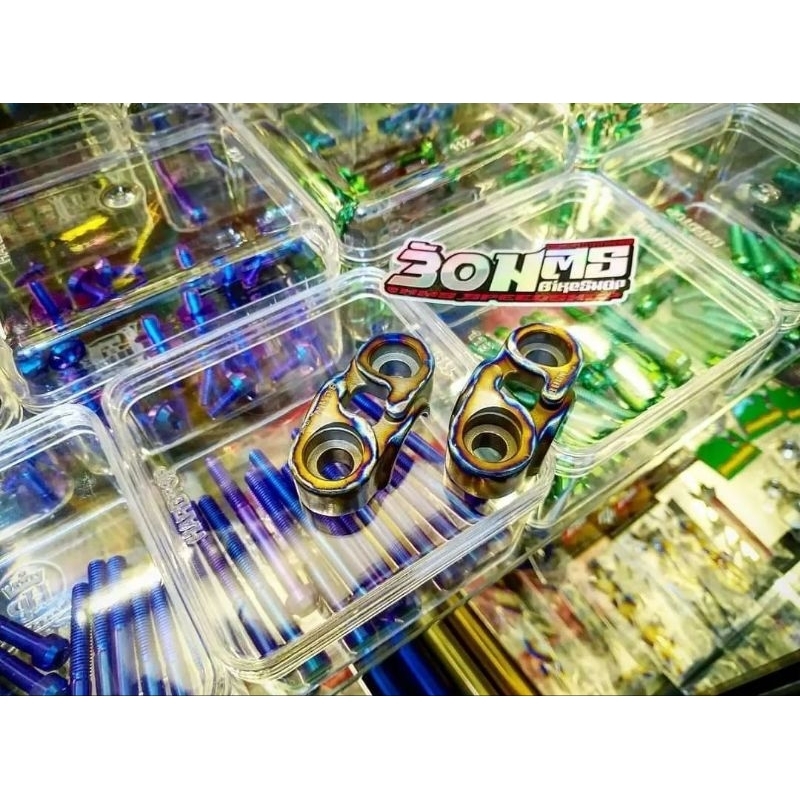 Mufac Thailand Titanium Handlebar Cleman (Honda Pcx & Yamaha N-max ...